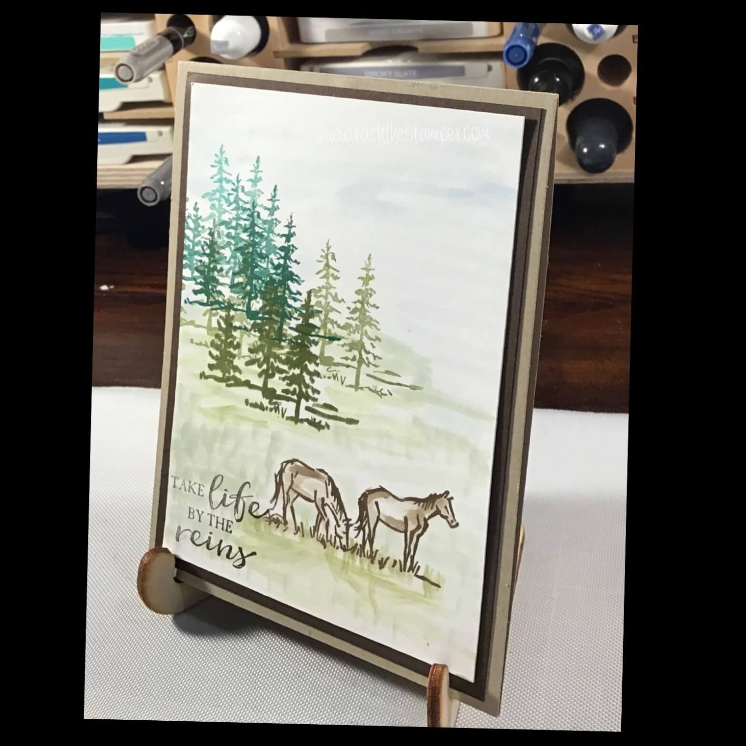 Let It Ride w inside Pop Up Feature Card – RachTheStamper