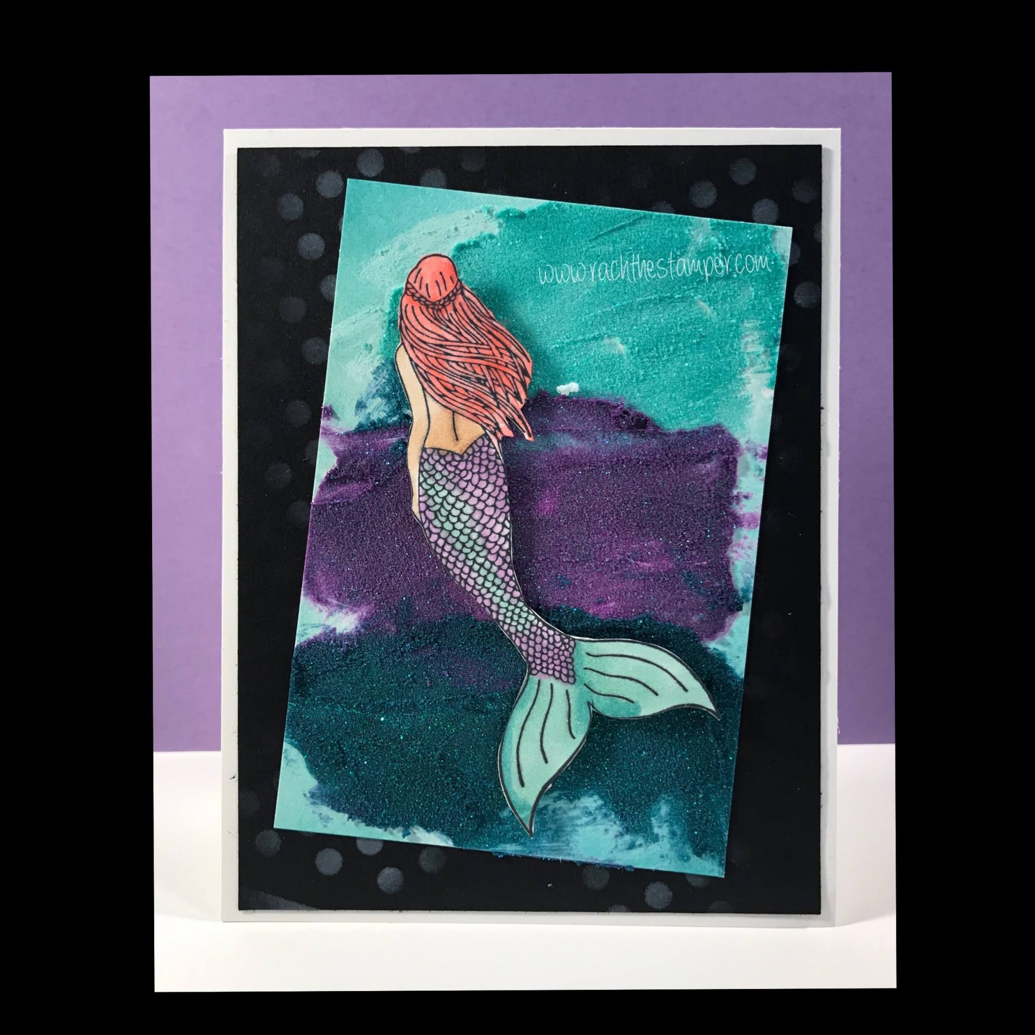 Magical Mermaid & Leave a Little Sparkle embossed cards – RachTheStamper