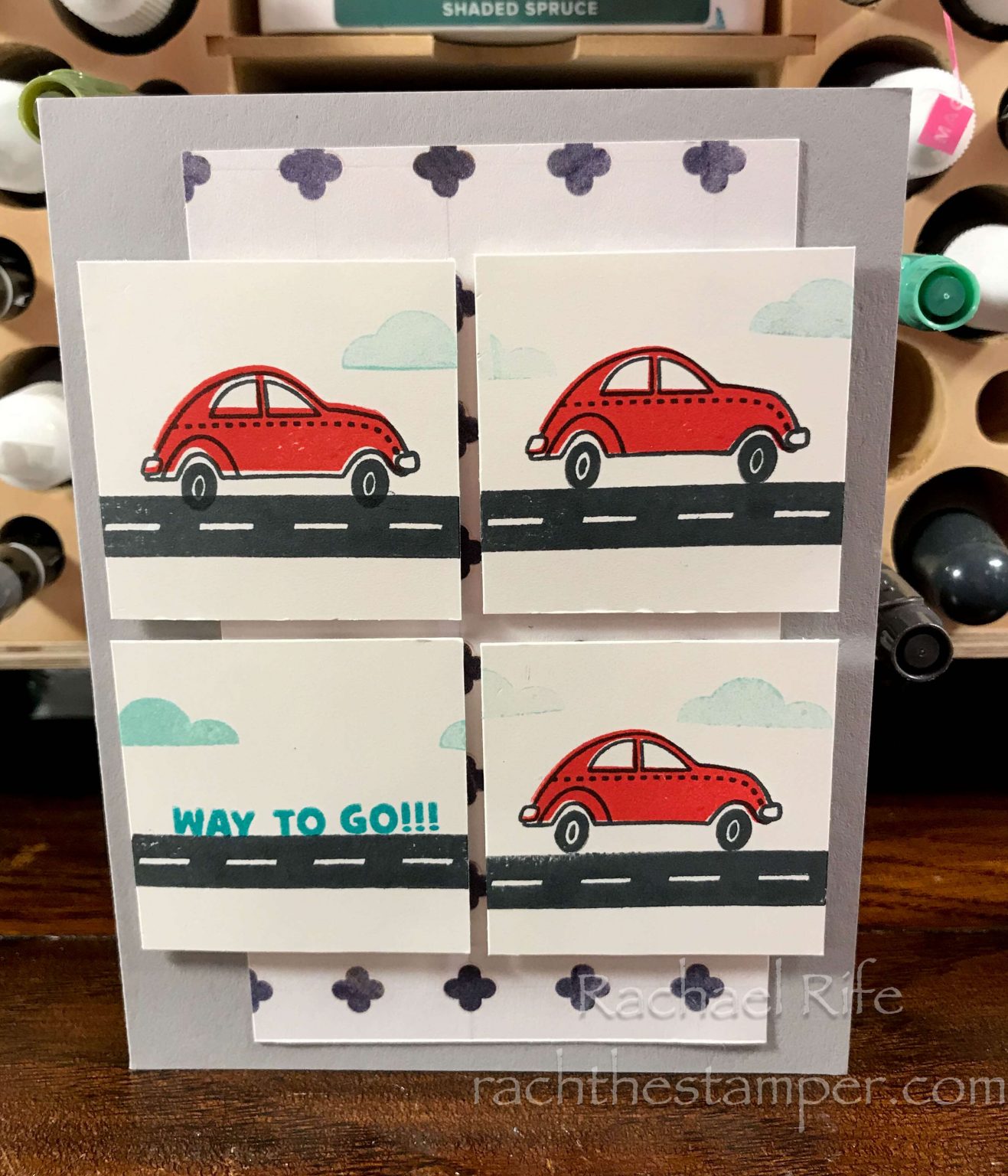 3 Simple Stamping cards featuring Moving Along – RachTheStamper