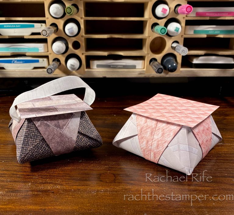 Simple NO Cut Origami Box for Every Occasion – RachTheStamper