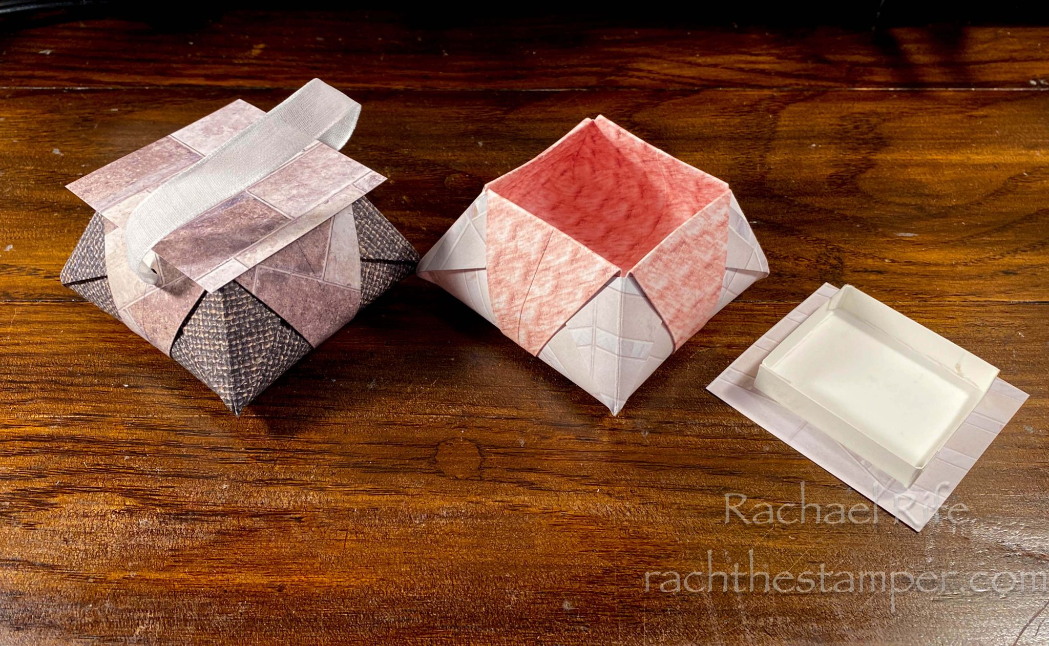 Simple NO Cut Origami Box for Every Occasion – RachTheStamper